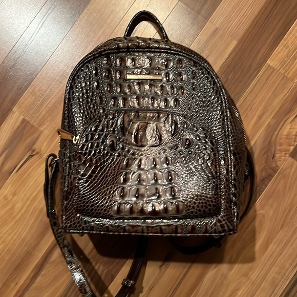 Brahmin | Bags | Brahmin Mini Dartmouth Chicory Backpack Used But ...